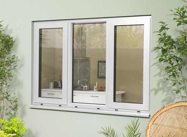 Status 4.2m White Aluminium Bi-fold Doors